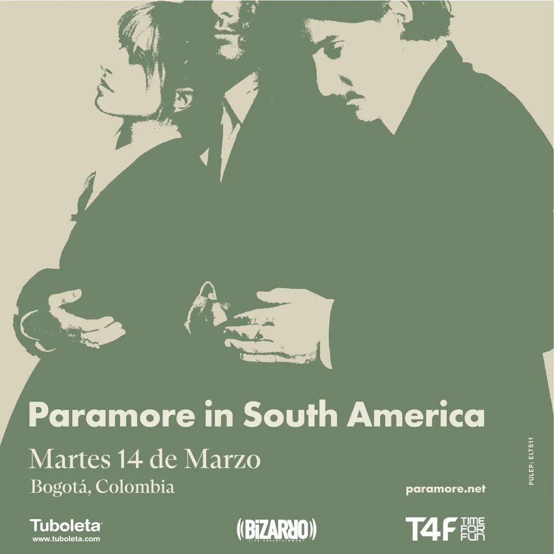 Paramore vuelve a Colombia en 2023 - The Insiders Collective
